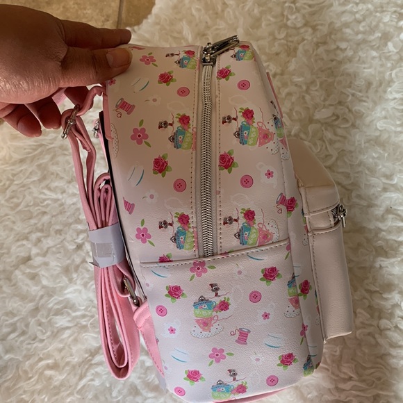 Loungefly | Bags | Loungefly Mini Backpack Cinderella Mice Tea Party ...